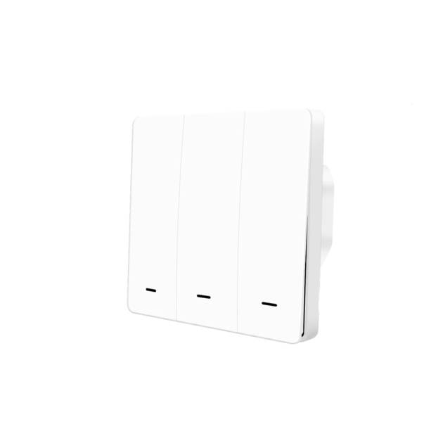 Zemismart Zigbee 3.0 EU Push Switches Three gangs - Sprut.AI
