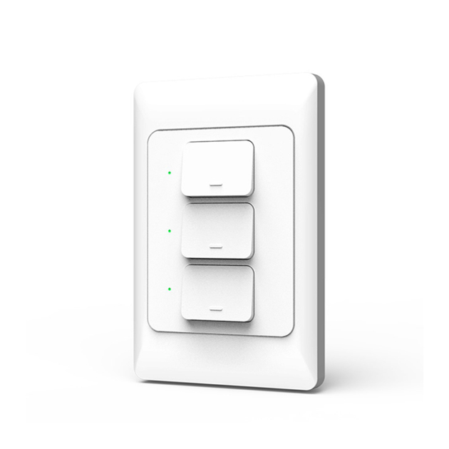Zemismart New Design Zigbee 3.0 Wall Push Light Switch Three gangs - Sprut.AI