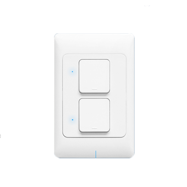 Zemismart New Design Zigbee 3.0 Wall Push Light Switch Two gangs - Sprut.AI