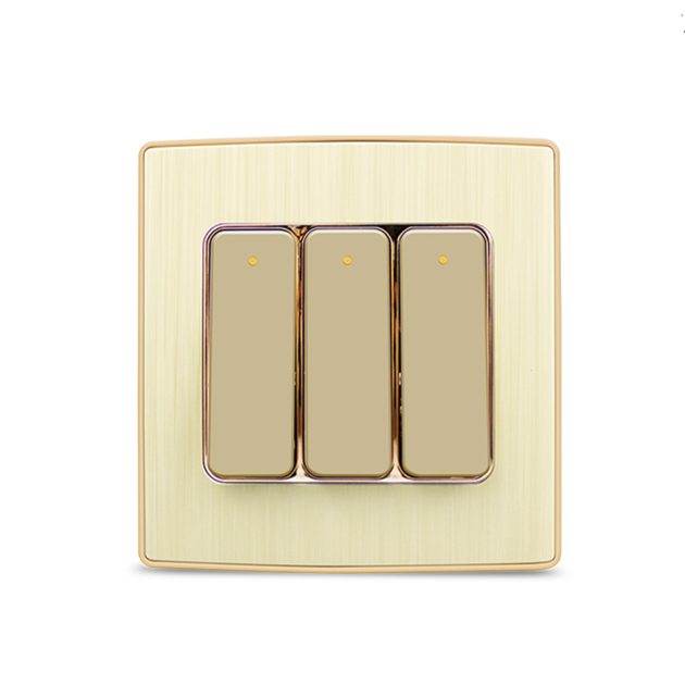 Zemismart WiFi Push Switch Smart Life Button Switch EU 3 gangs - Sprut.AI