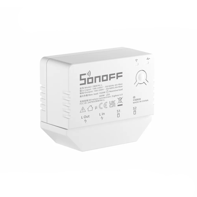 SONOFF ZBMINI-L Zigbee 3.0 Smart Switch – No Neutral Wire Required - Sprut.AI