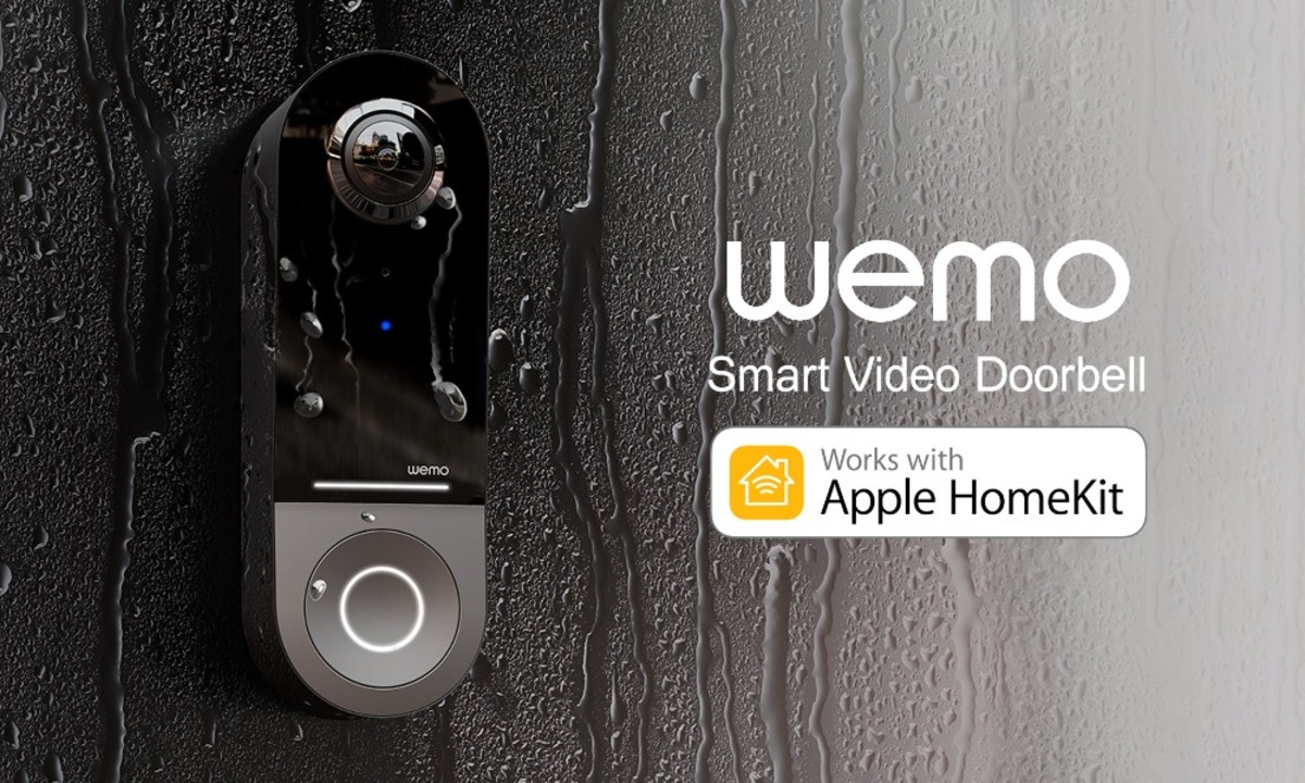 Видеодомофон Wemo Smart Video Doorbell с поддержкой HomeKit - Sprut.AI